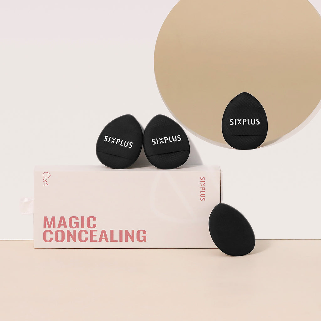 SIXPLUS 4つのミニサイズのエアパフ 指パフ 乾湿両用の多機能ポータブルパフ ラテックスフリー素材 – SIXPLUS Tokyo